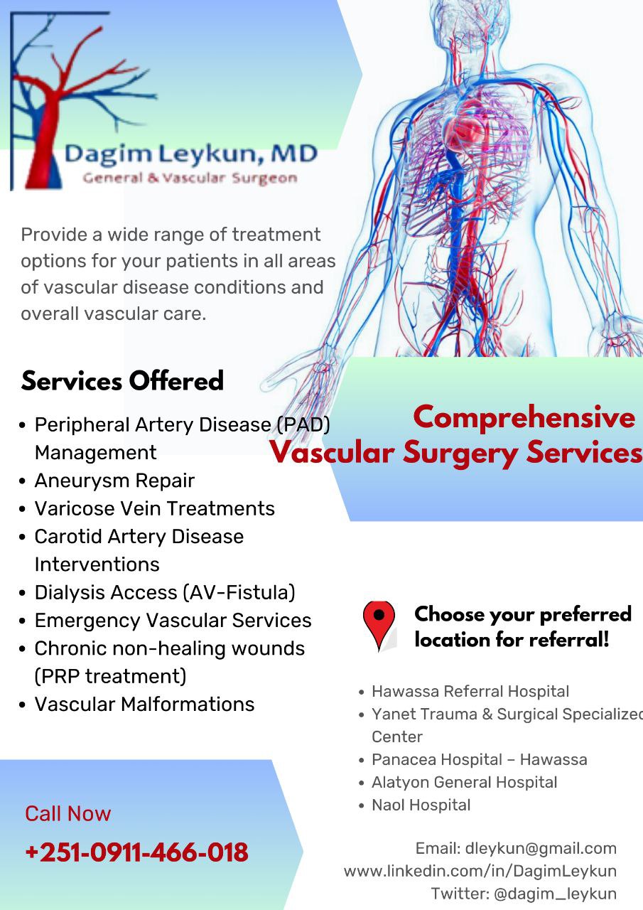 Locations – Dr Dagim Leykun – Vascular Surgeon in Ethiopia
